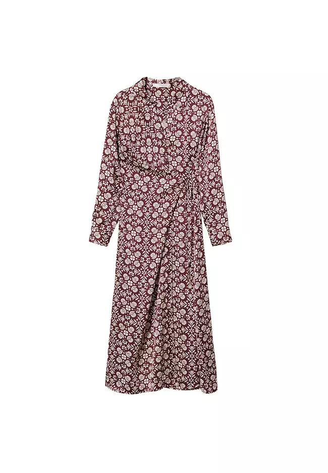 Buy Mango Flowy Flower Printed Dress 2025 Online | ZALORA Philippines