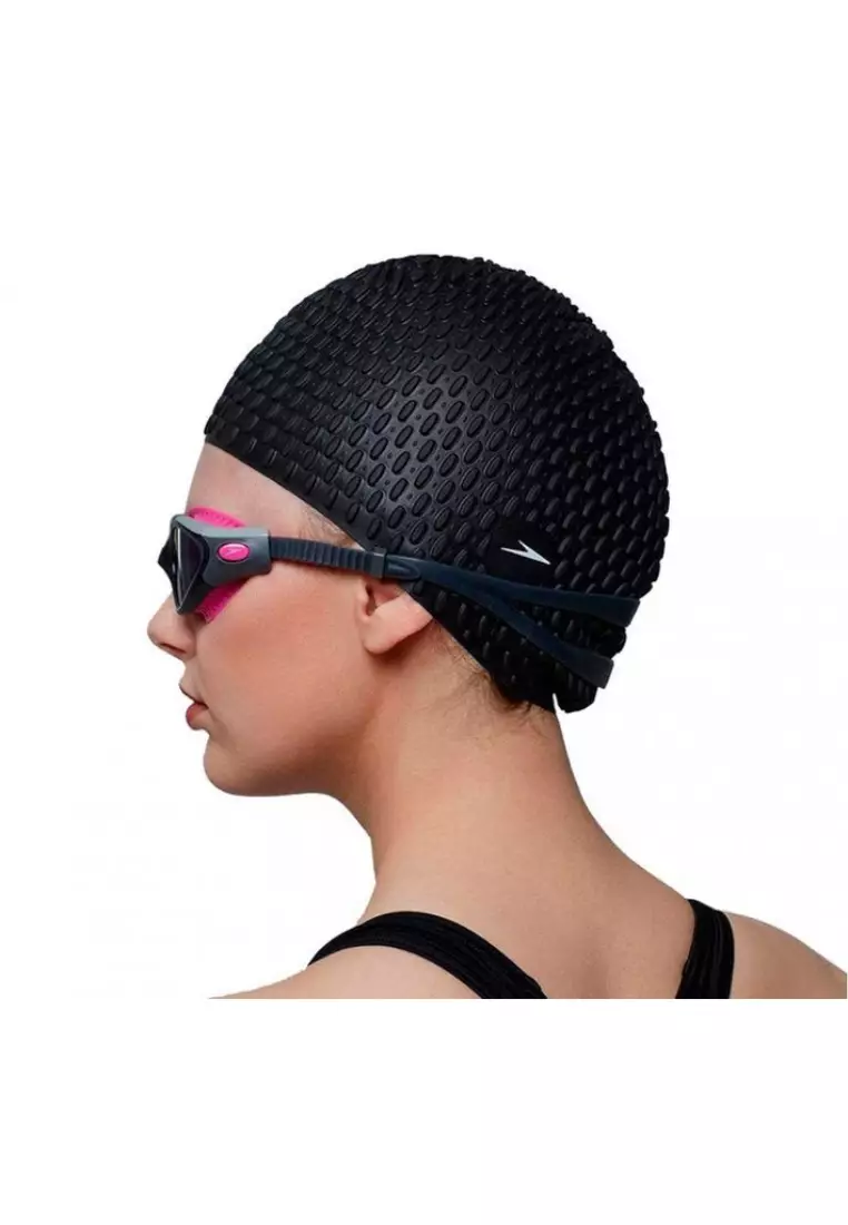 Buy Speedo Bubble Swimcap (Black) 2025 Online | ZALORA Philippines