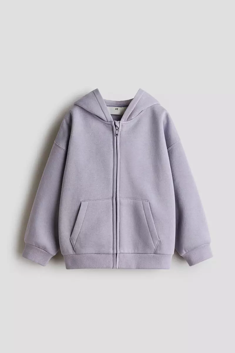 Buy H&M Oversized brushed-inside zip-through hoodie 2026 Online | ZALORA