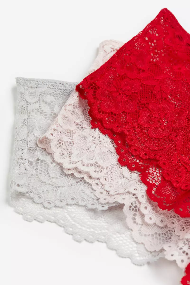 Buy Handm 5 Pack Lace Hipster Briefs 2024 Online Zalora Philippines