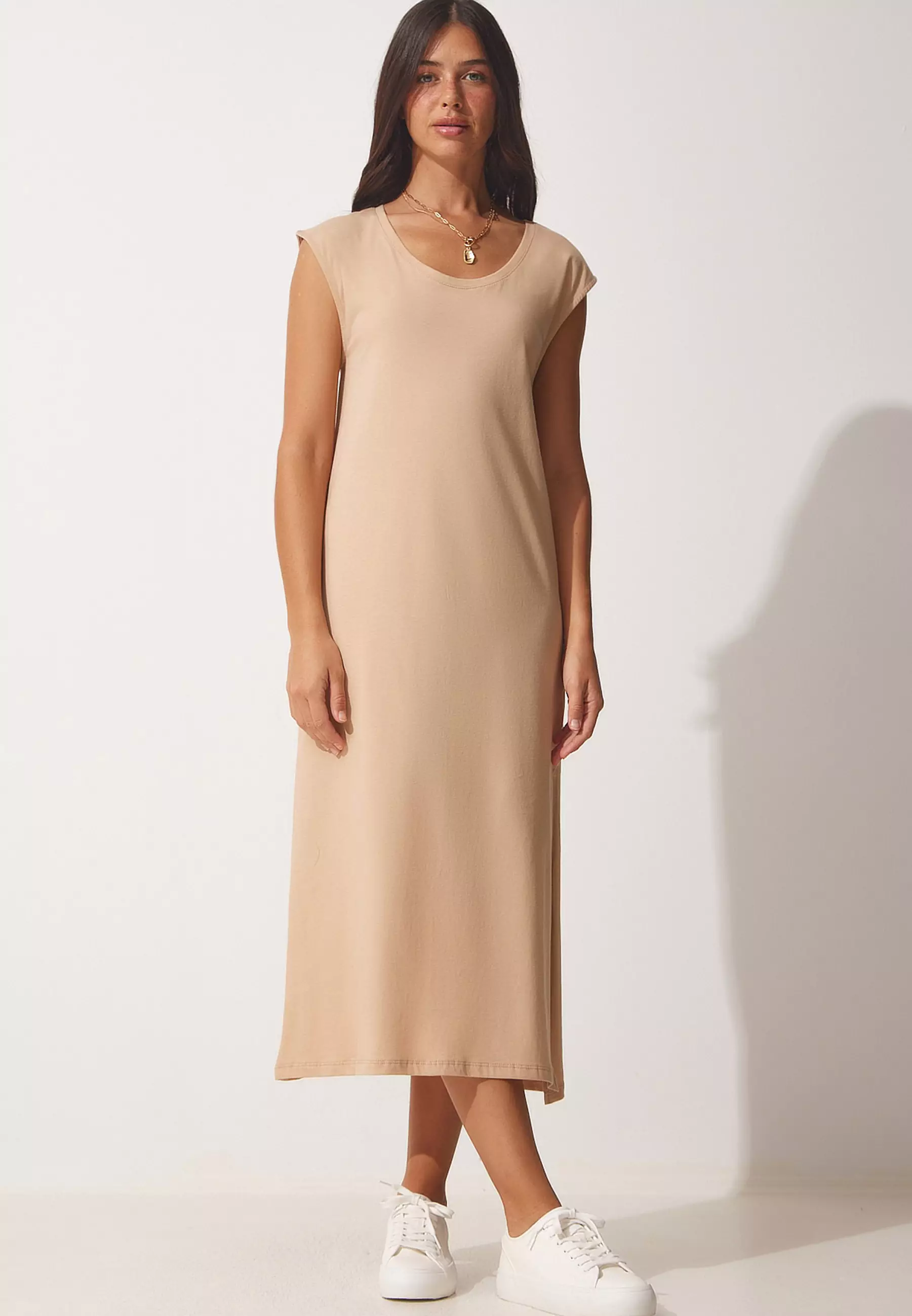 Jual Happiness Istanbul Basic Midi Dress Original 2025 | ZALORA Indonesia