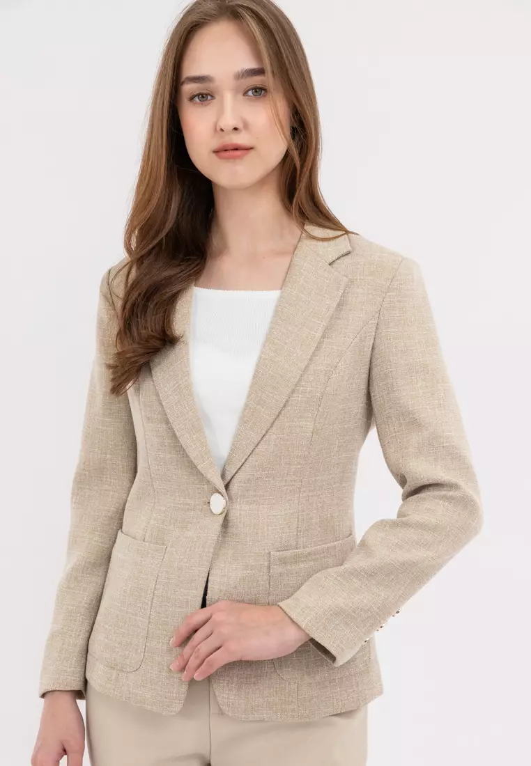 Buy Well Suited Premium Textured Suit Blazer 2026 Online | ZALORA ...