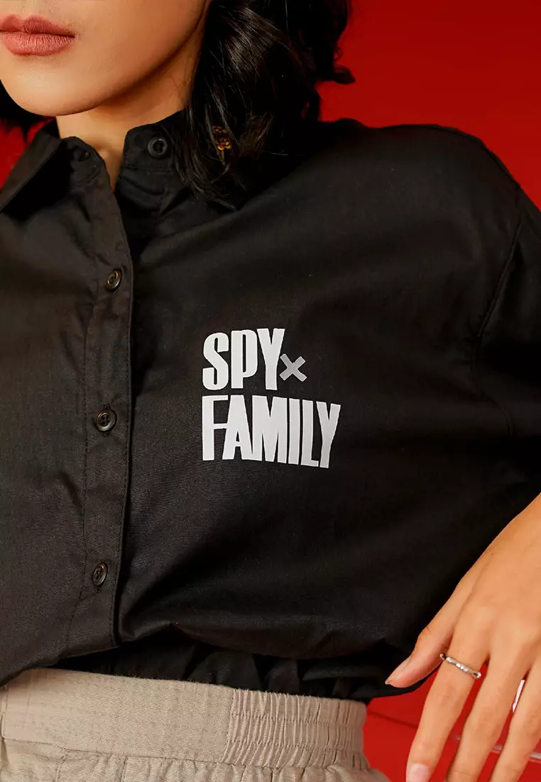 Jual Cressida Cressida X SpyxFamily Black Blouse Shirt - YLKAL.ZB069H ...