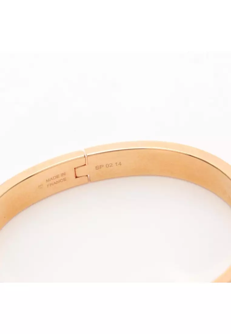 Buy Hermès Pre-Loved Hermès mini click Kelly jasmine bangle GP Pink ...