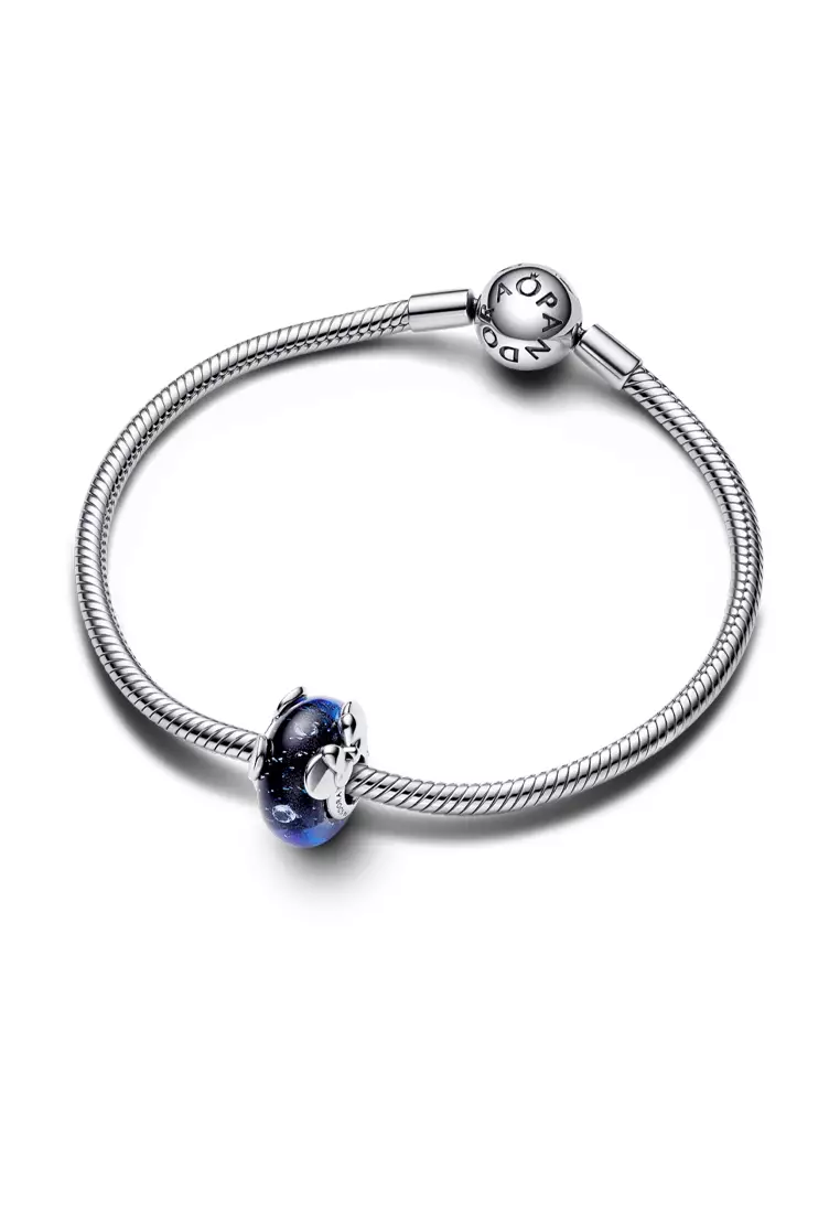 Buy Pandora Pandora x Disney Mickey Mouse & Minnie Mouse Blue Murano ...