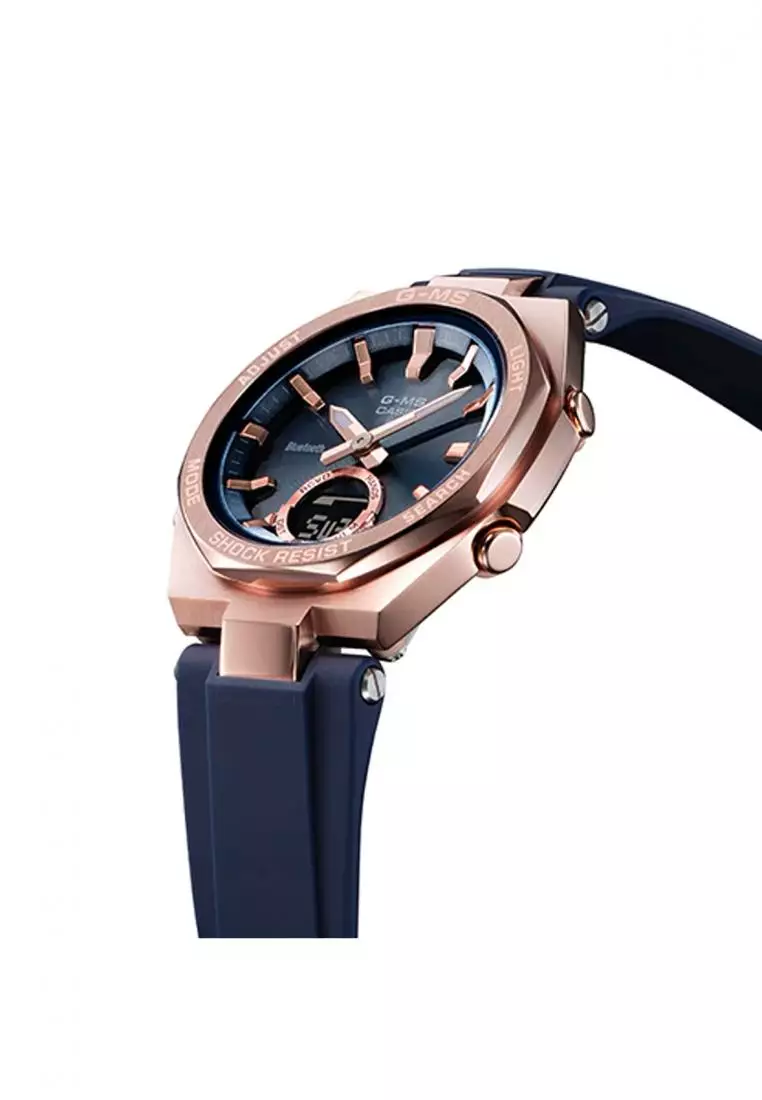 Buy Casio Baby-g Digital Analog Bluetooth Solar Powered Watch MSG-B100G-2A 2025 Online | ZALORA ...