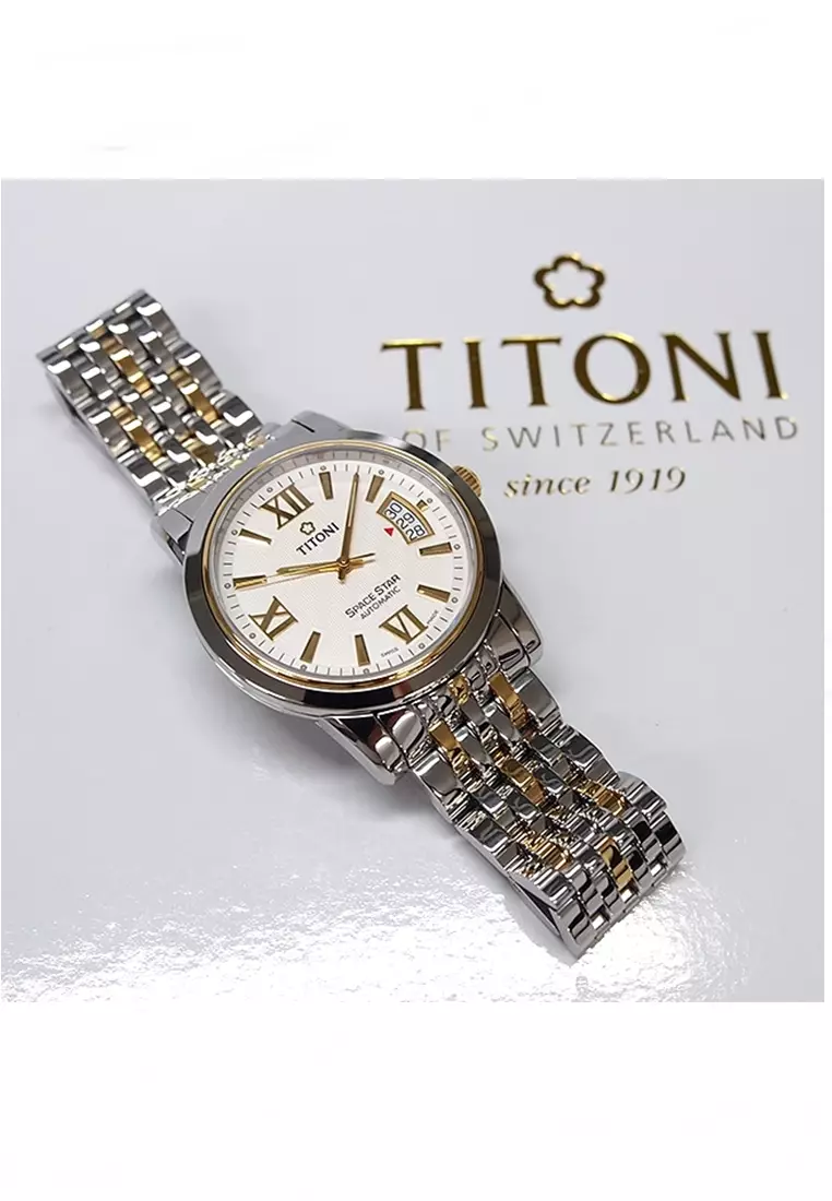 網上選購 TITONI TITONI SPACE STAR 自動男士手錶 (TTI-T-83738SY-342) 2025 系列 | ZALORA香港