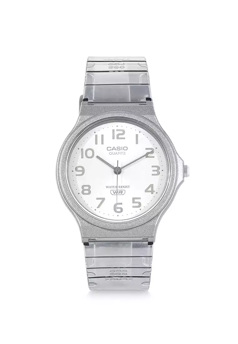 Jual Casio Casio Jam Tangan Wanita - Grey Transparent - Resin - MQ-24S ...