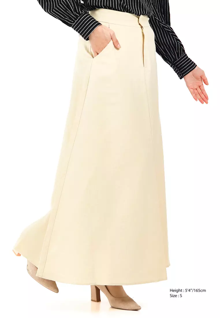 Buy Gene Martino Gene Martino Weia A Cut Skirt 069 Online | ZALORA Malaysia