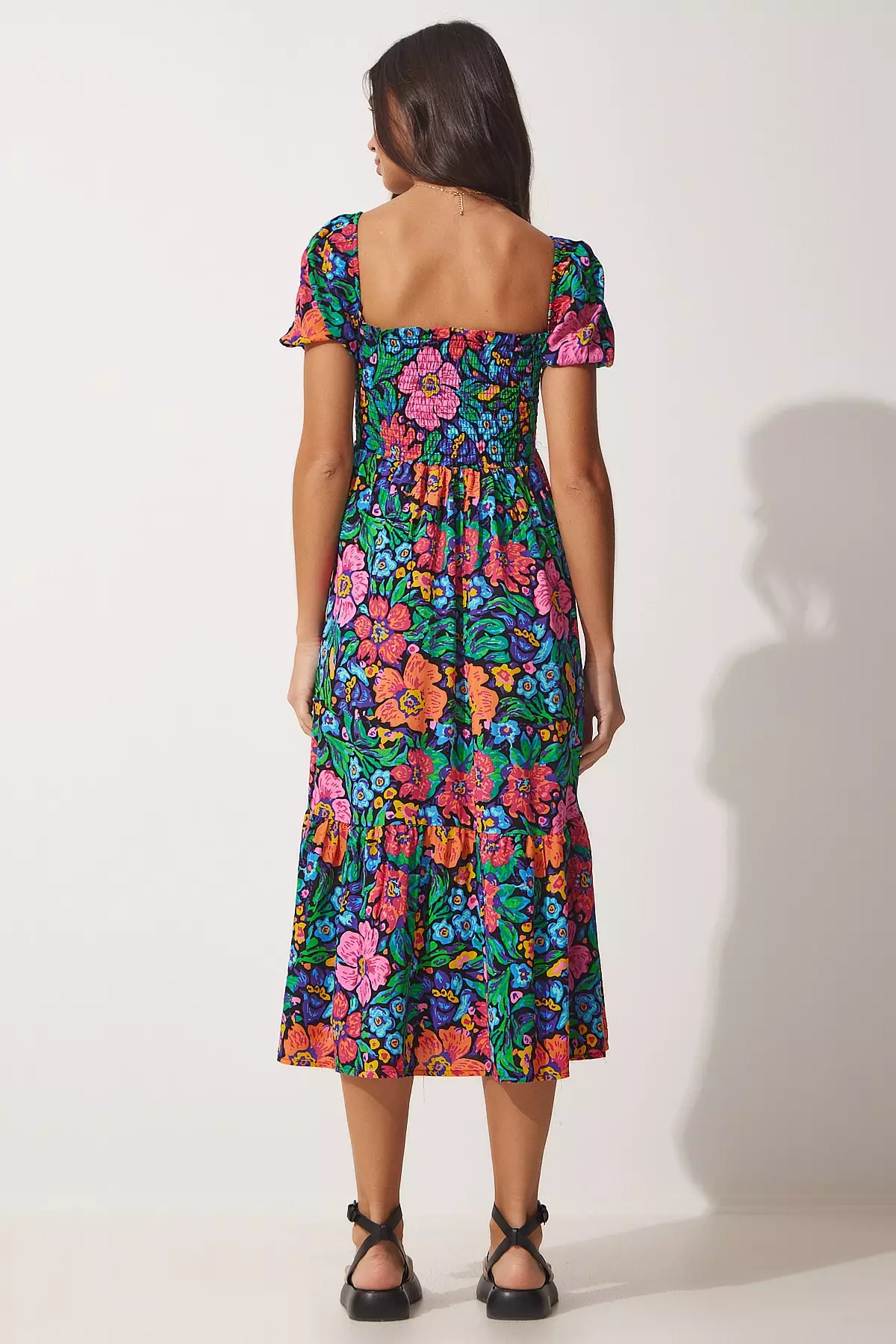 Buy Happiness Istanbul Floral Printed Summer Dress 2026 Online | ZALORA