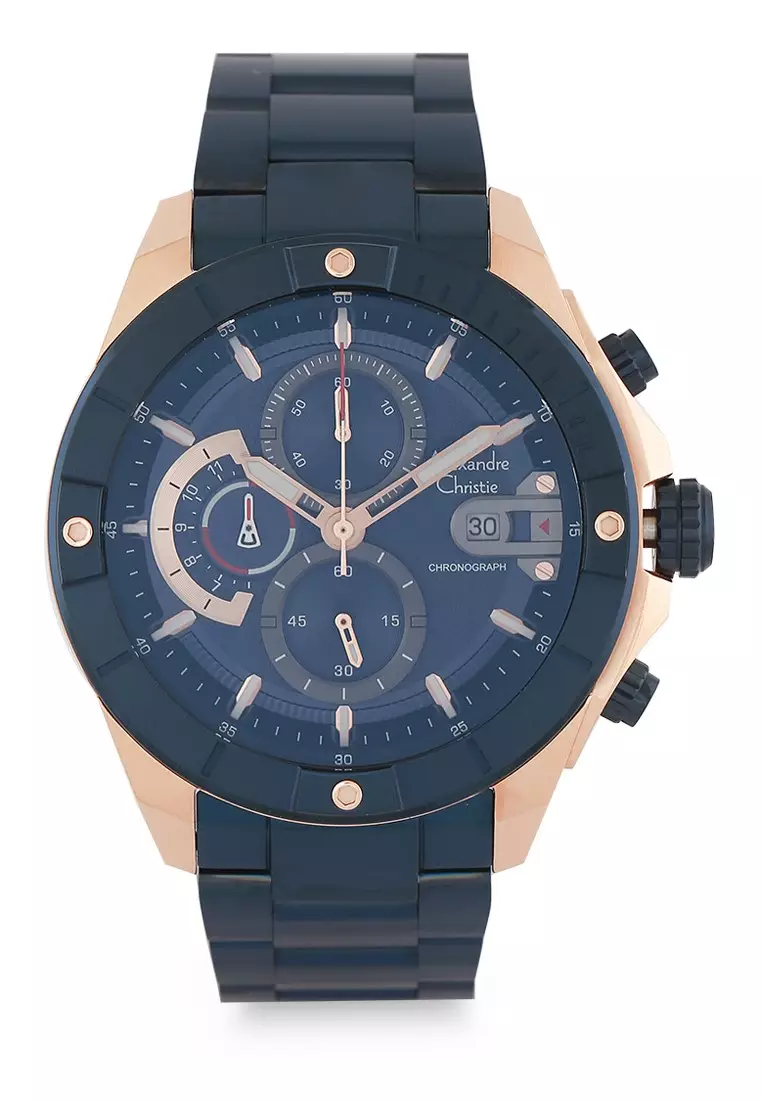 Jual Alexandre Christie Alexandre Christie Jam Tangan Pria - Blue ...