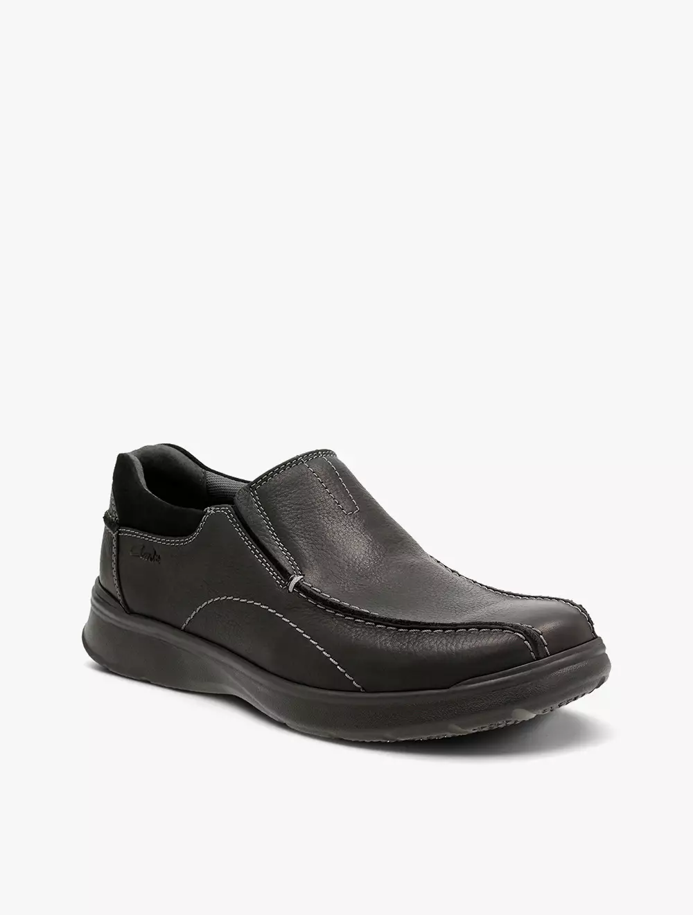 Jual CLARKS Clarks Cotrell Step (M) - Black Oily Leather - Black Oily ...