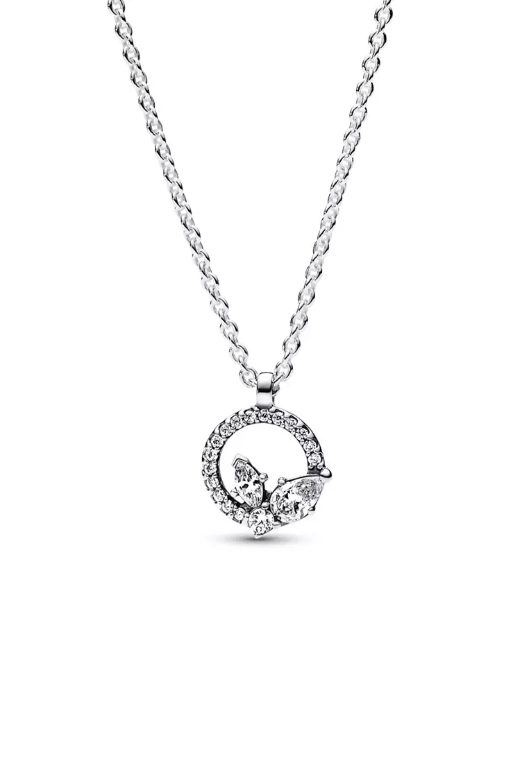 Buy PANDORA Pandora Sparkling Herbarium Circle & Cluster Pendant ...