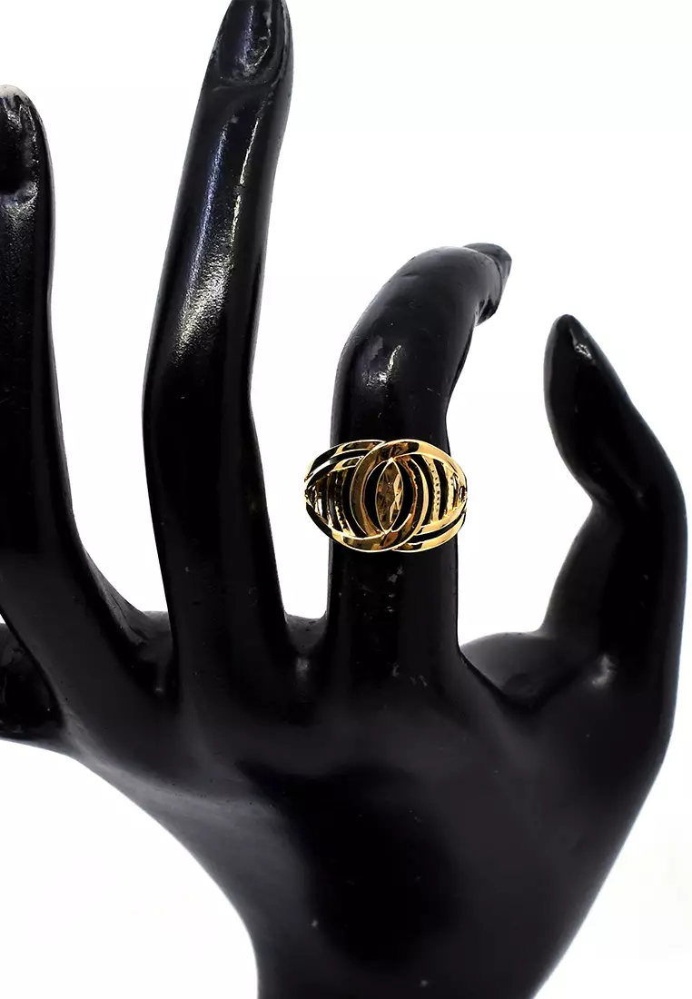 Buy CEBUANA LHUILLIER JEWELRY 18K Italian Made Yellow Gold Lady Ring ...