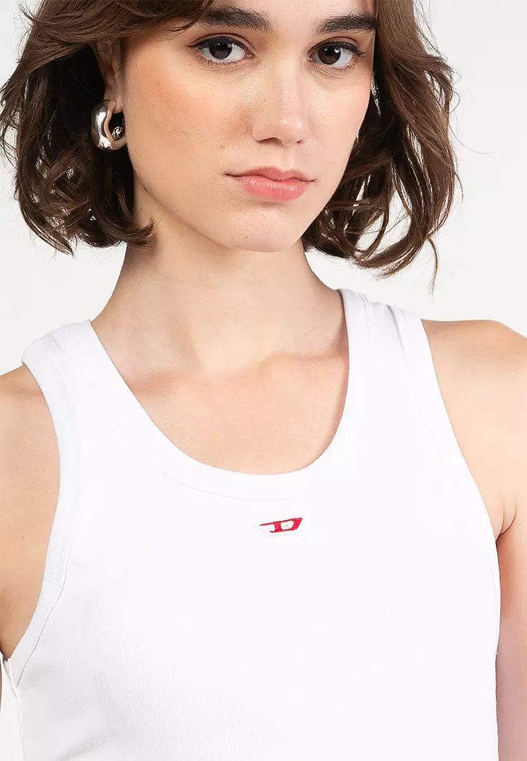 Buy Diesel D Logo Embroidered Patch Tank Top 2025 Online | ZALORA ...