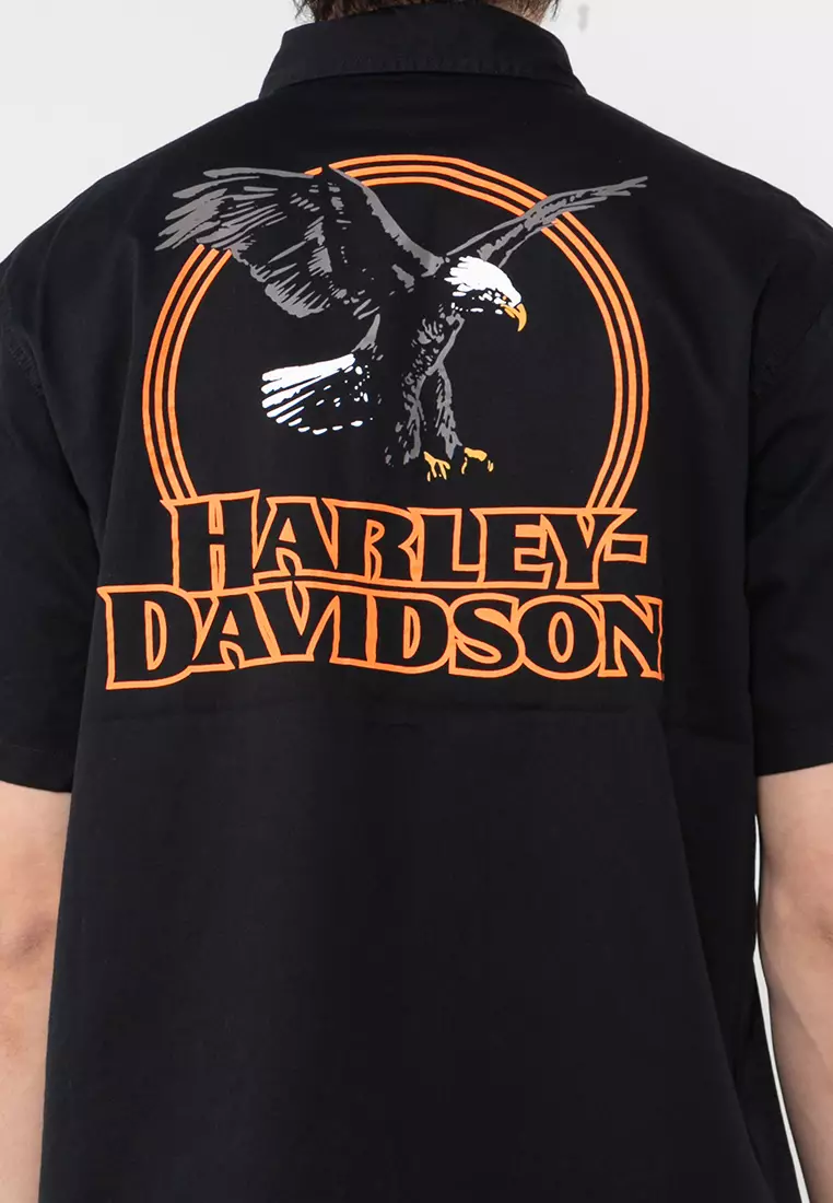Harley-Davidson Harley-Davidson Rising Eagle Short Sleeve Shirt 2024 | Buy Harley-Davidson ...