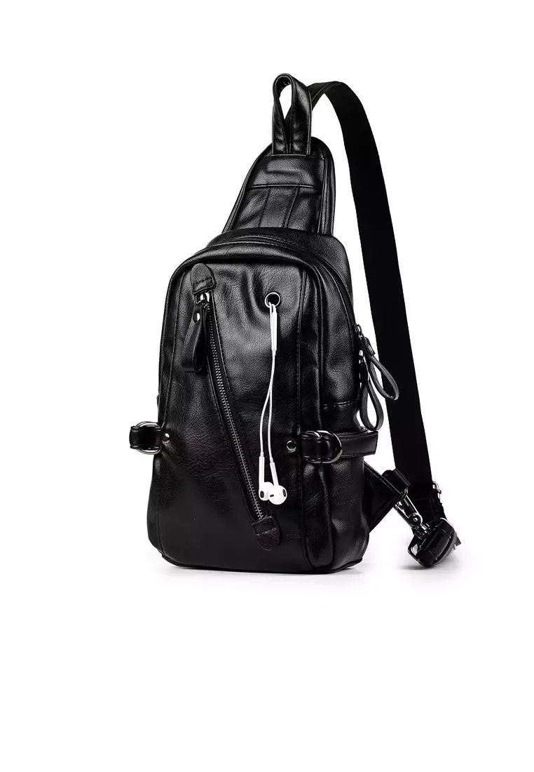 Lara Front Oblique Zipper Fasten Design Chest pack for Men 2024 | Buy ...