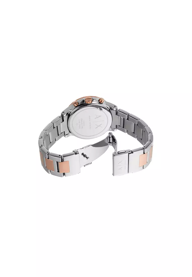 Buy Armani Exchange Lady Banks Twotone Stainless Steel Watch AX4331 ...