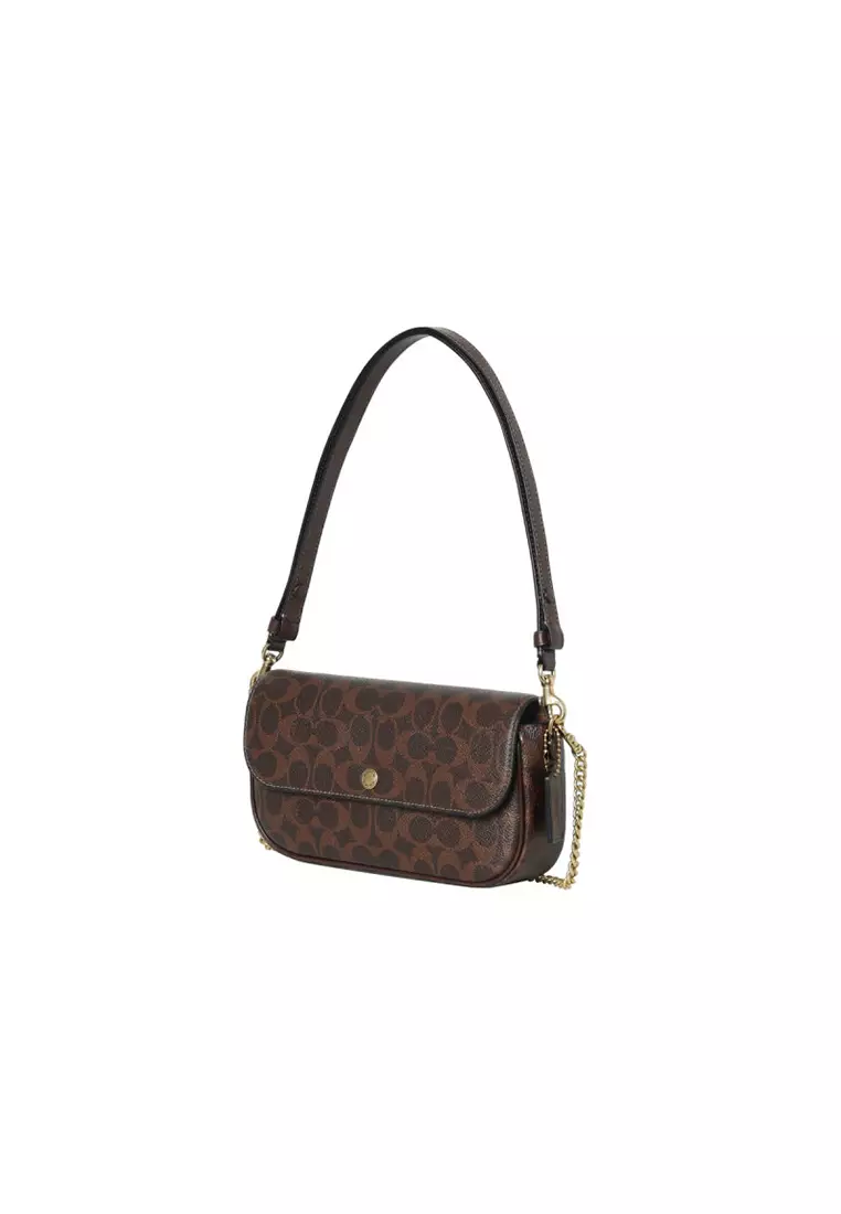 Jual Coach Brook Flap Chain Bag In Signature Canvas Original 2026 ...