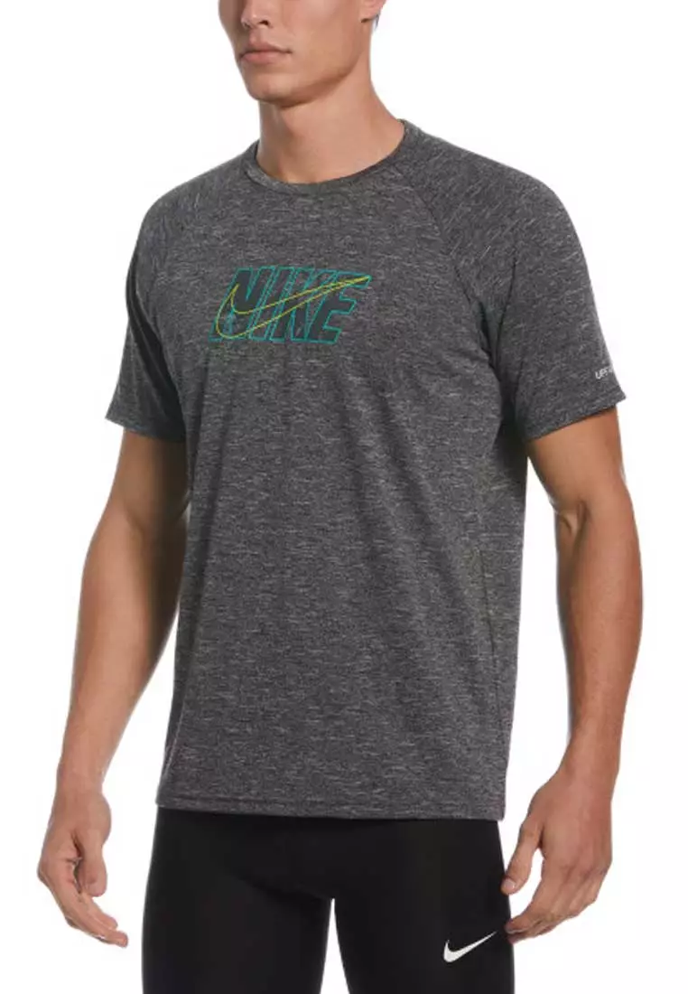 Buy Nike Nike Swim Men's Collage Logo Short Sleeve Hydroguard Online ...