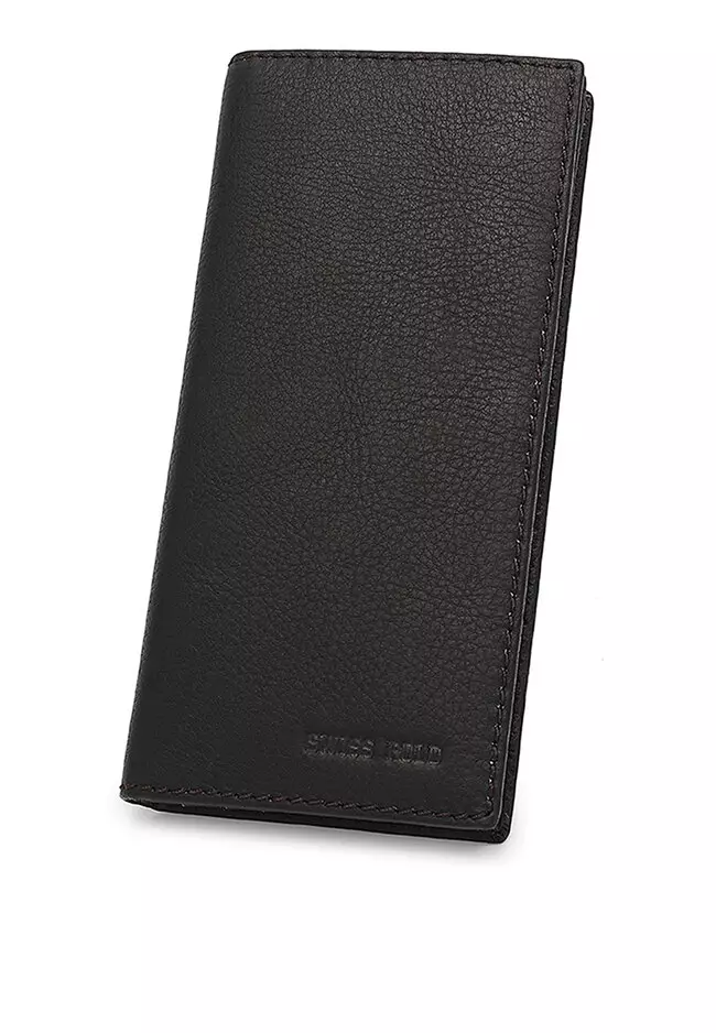 Swiss Polo Genuine Leather RFID Long Wallet - Brown 2025 | Buy Swiss ...