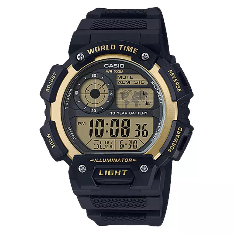 Jual CASIO [RAMADHAN SALE] Jam Tangan Pria Casio General AE-1400WH-9AVDF Men Digital Dial Black ...