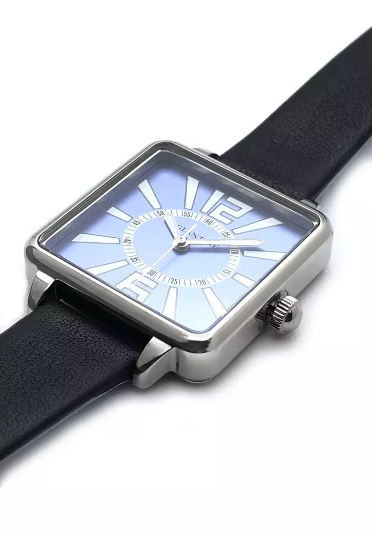Buy EGLANTINE La Parisienne Steel Quartz Watch, Blue Dial on Black ...