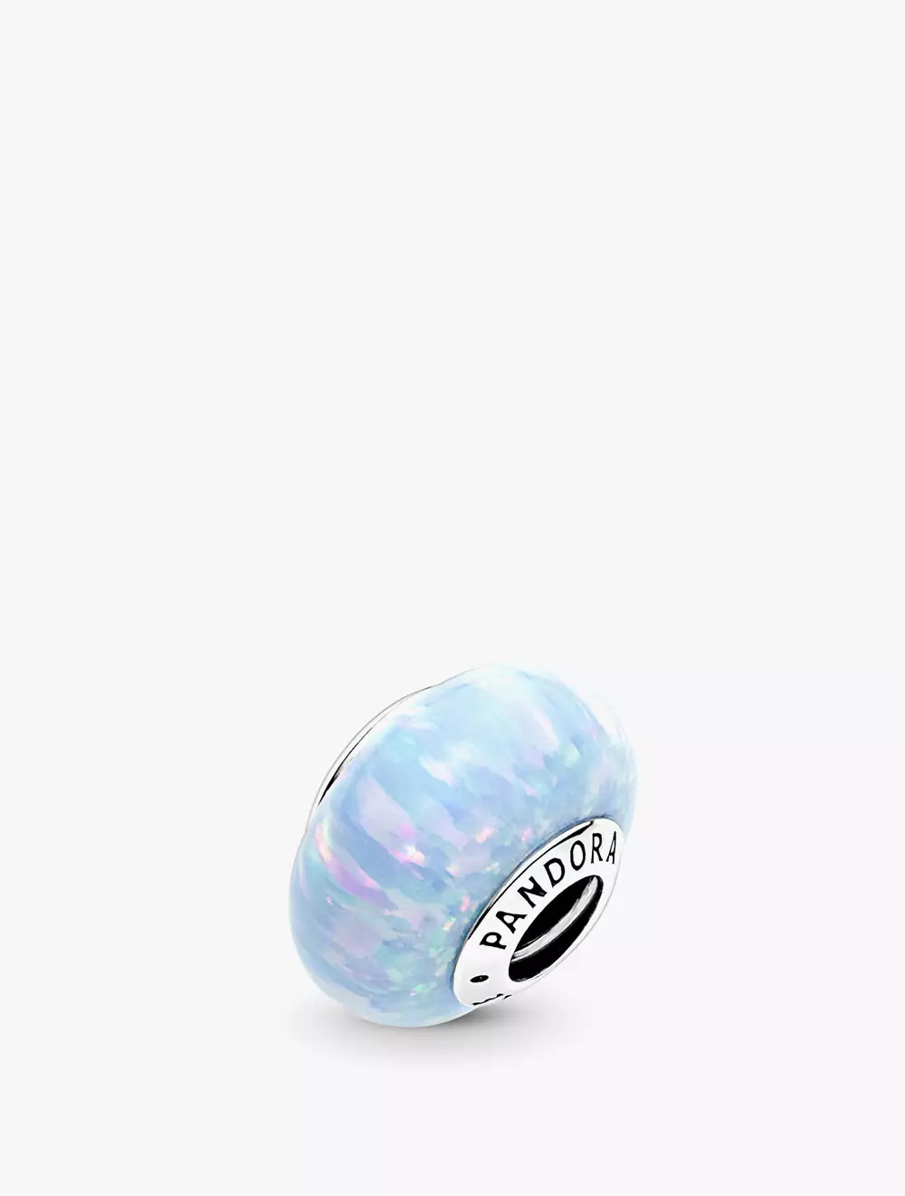 Jual PANDORA Sterling silver charm with lab-created opal Original 2026 ...