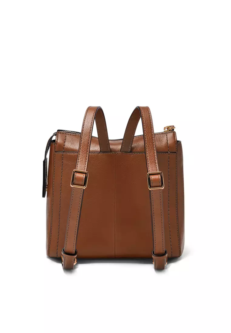 Fossil Parker Leather Mini Backpack ZB1921200 2025 | Buy Fossil Online ...