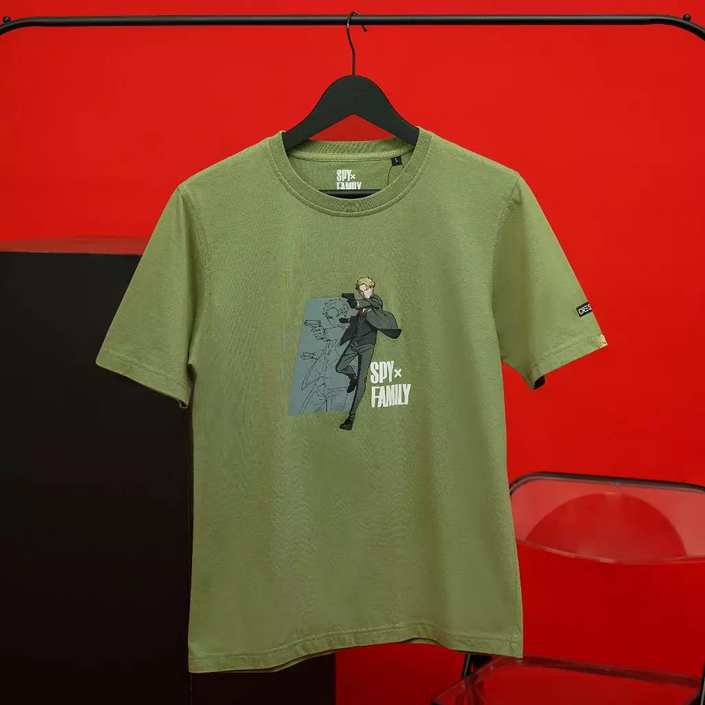 Jual Cressida Cressida X Spyxfamily Regular Fit Green T-Shirt - TTBAS ...