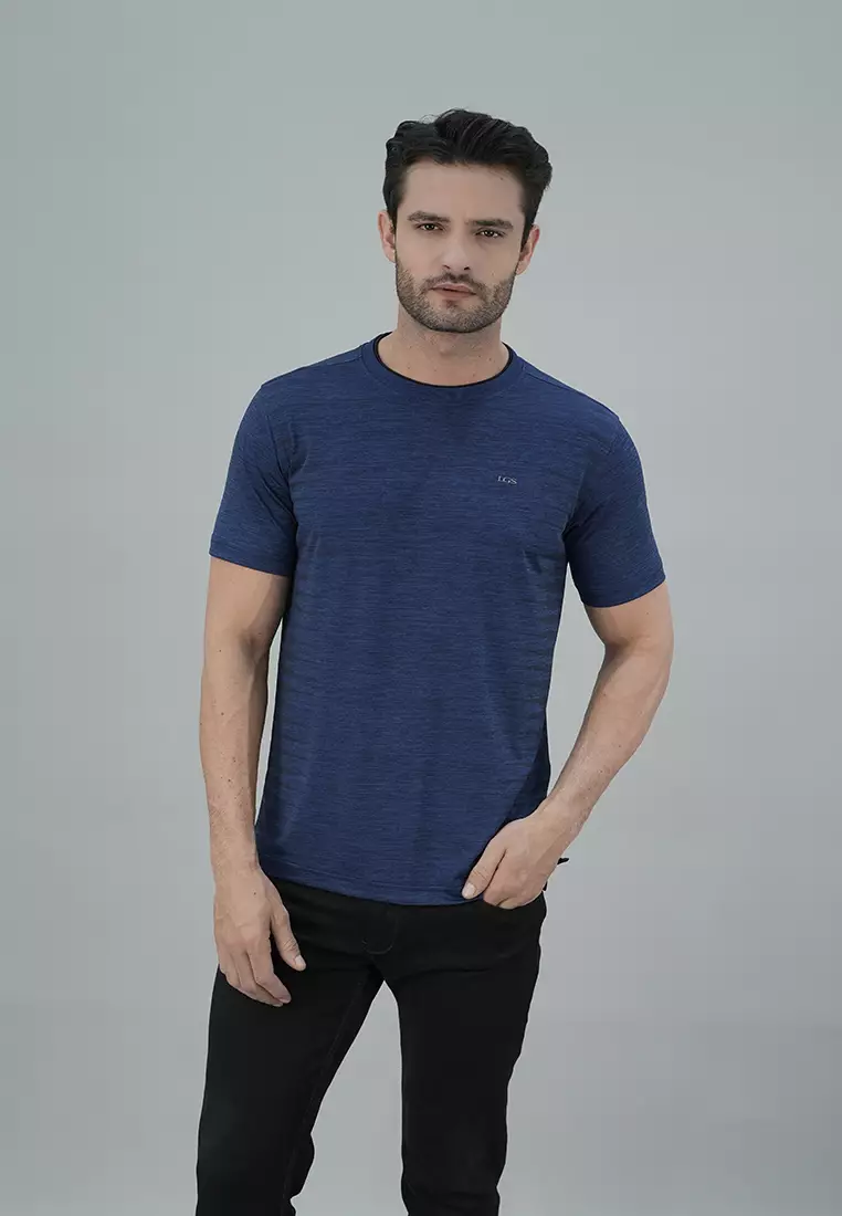 Jual LGS LGS - Slim Fit - Kaos Casual Pria - Polos - Lengan Pendek ...