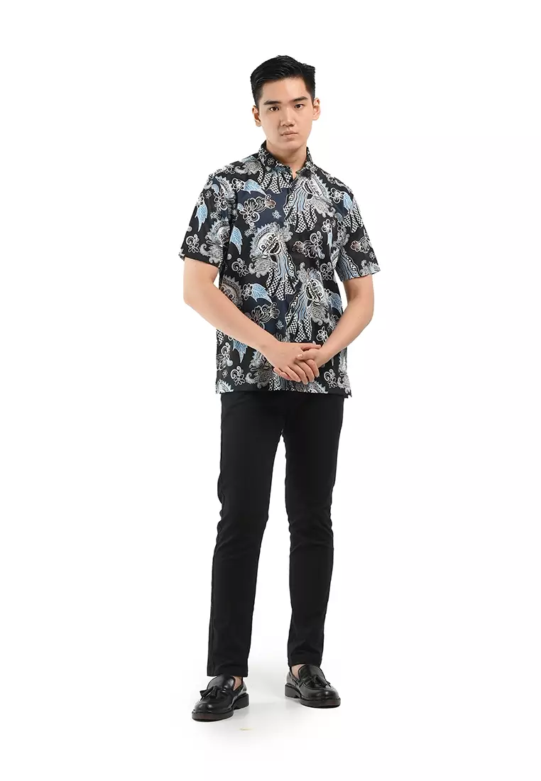 Jual Manzone MANZONE Kemeja Batik Pria Lengan Pendek MZB-CHANDRA ...