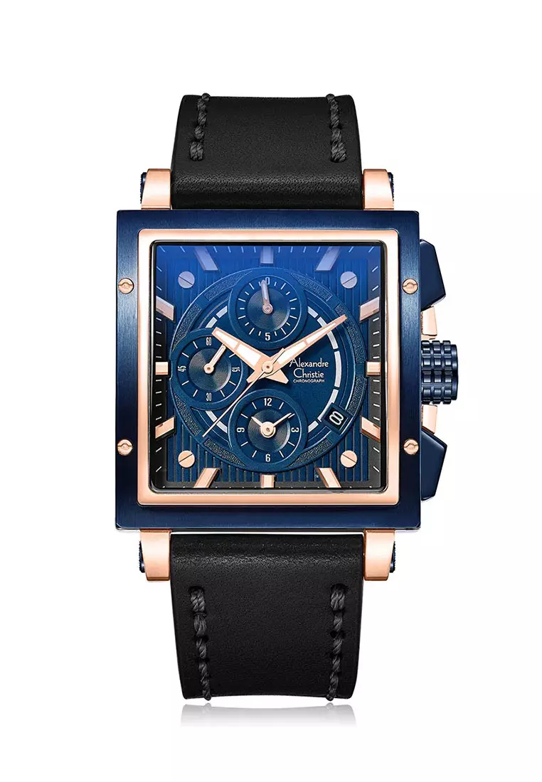 Jual Alexandre Christie Alexandre Christie Jam Tangan Pria - Black ...