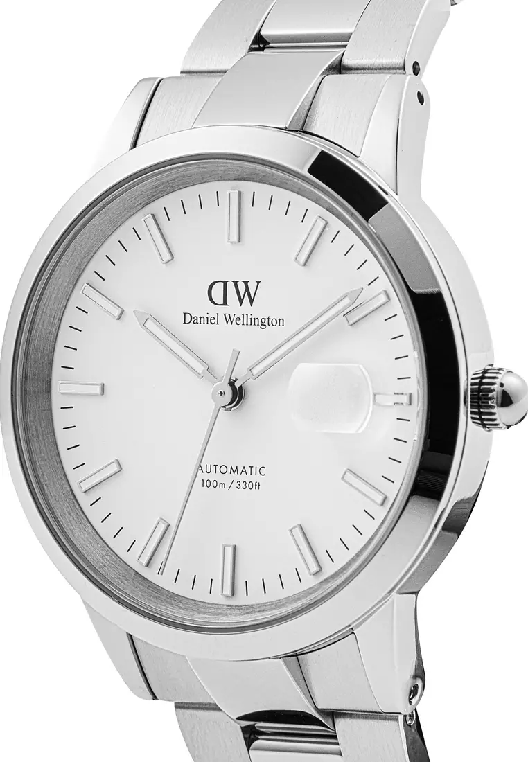 Buy Daniel Wellington Iconic Automatic 40mm Link Silver White - Men ...