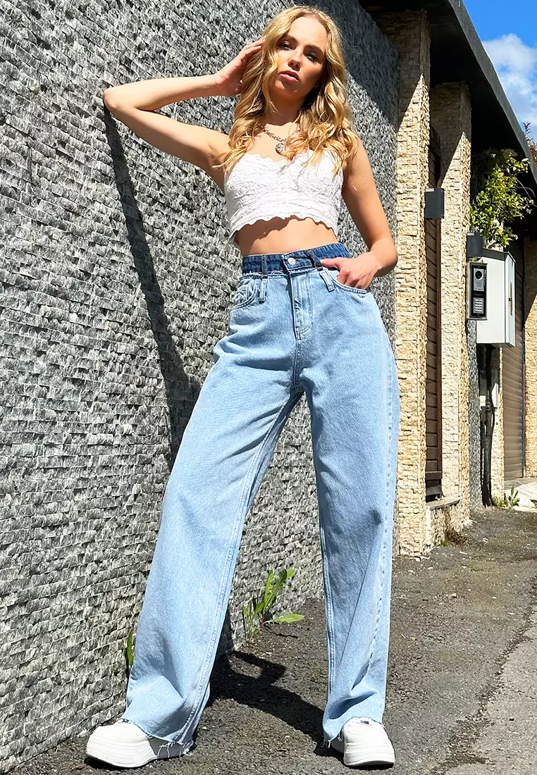 Buy Alacati Snow Washed Denim Jeans 2025 Online | ZALORA Philippines