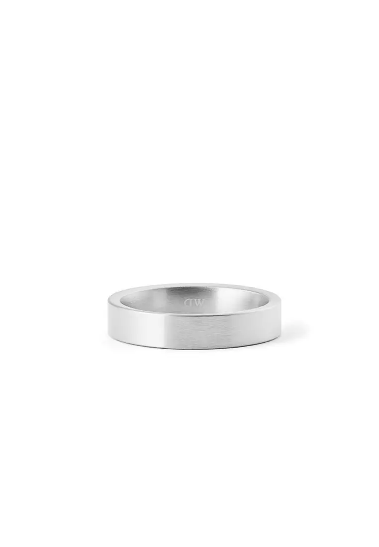 Buy Daniel Wellington Line Ring Brushed Silver 4.5mm - Ring for men ...