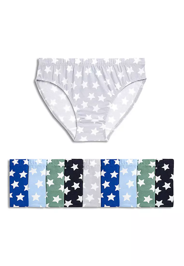 Jual Marks & Spencer 10pk Pure Cotton Star Briefs Original 2026 ...