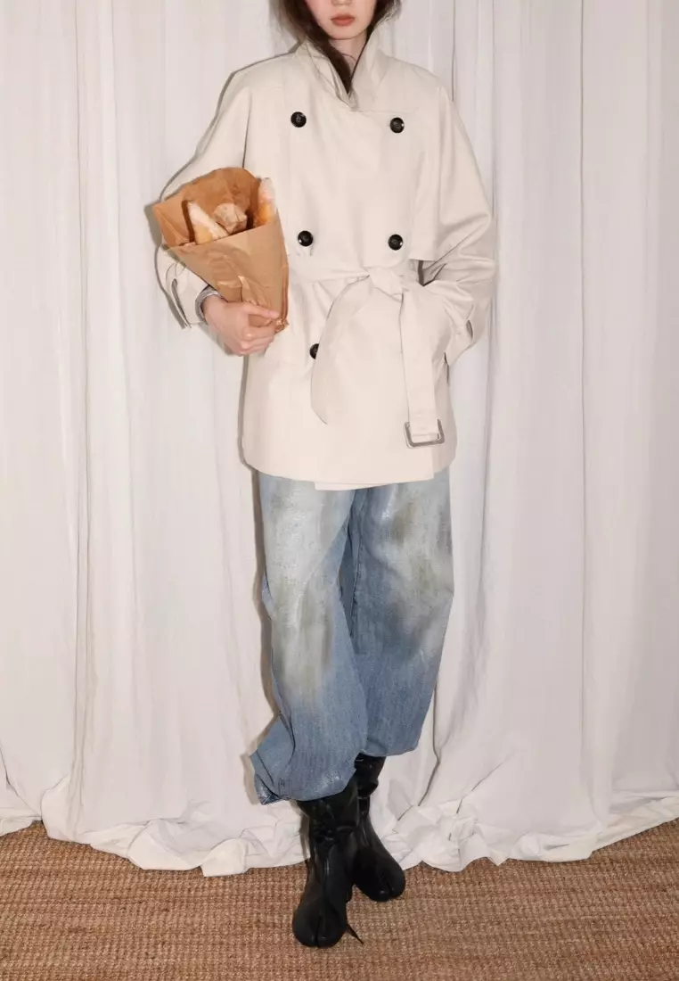 Buy Sunnydaysweety Winter Lapel Elegant Coat CA25110313W 2025 Online ...