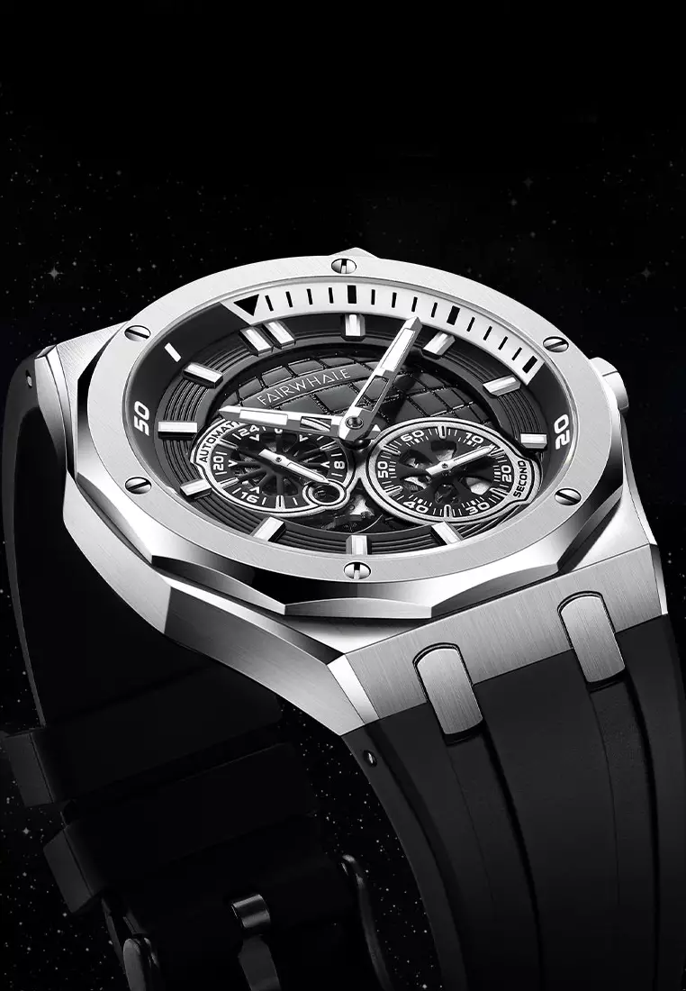 Buy Mark Fairwhale Unisex Automatic Watch, 42mm, Stainless Steel ...