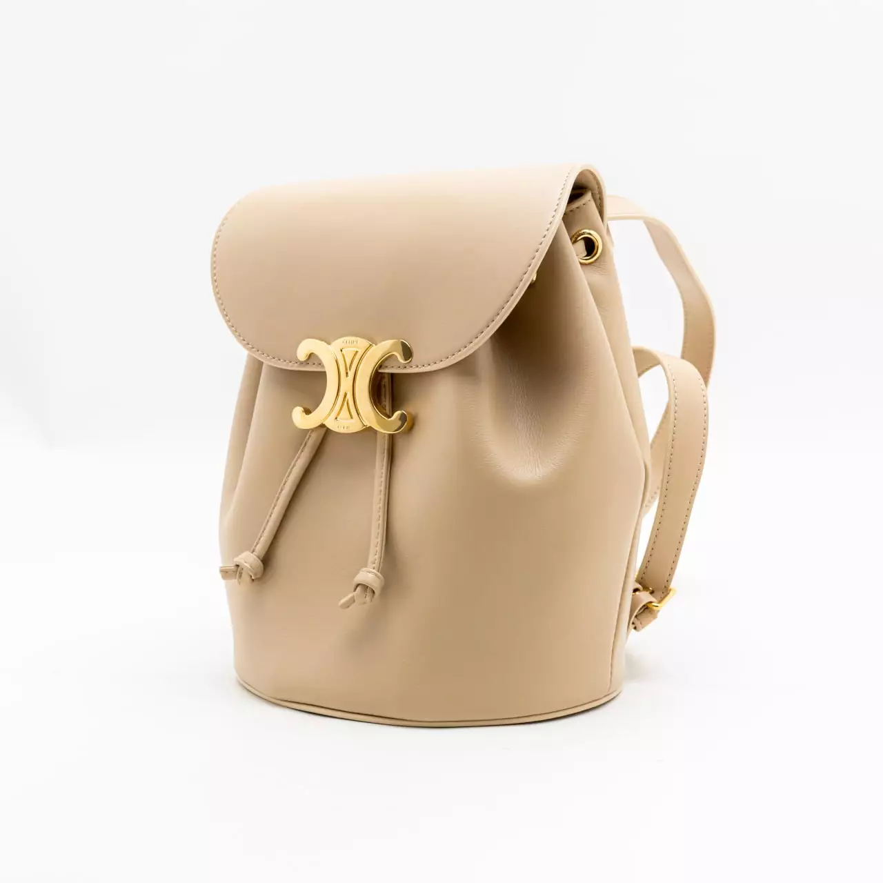 Jual Celine Bonnie Backpack in Smooth Calfskin Leather Natural Original ...