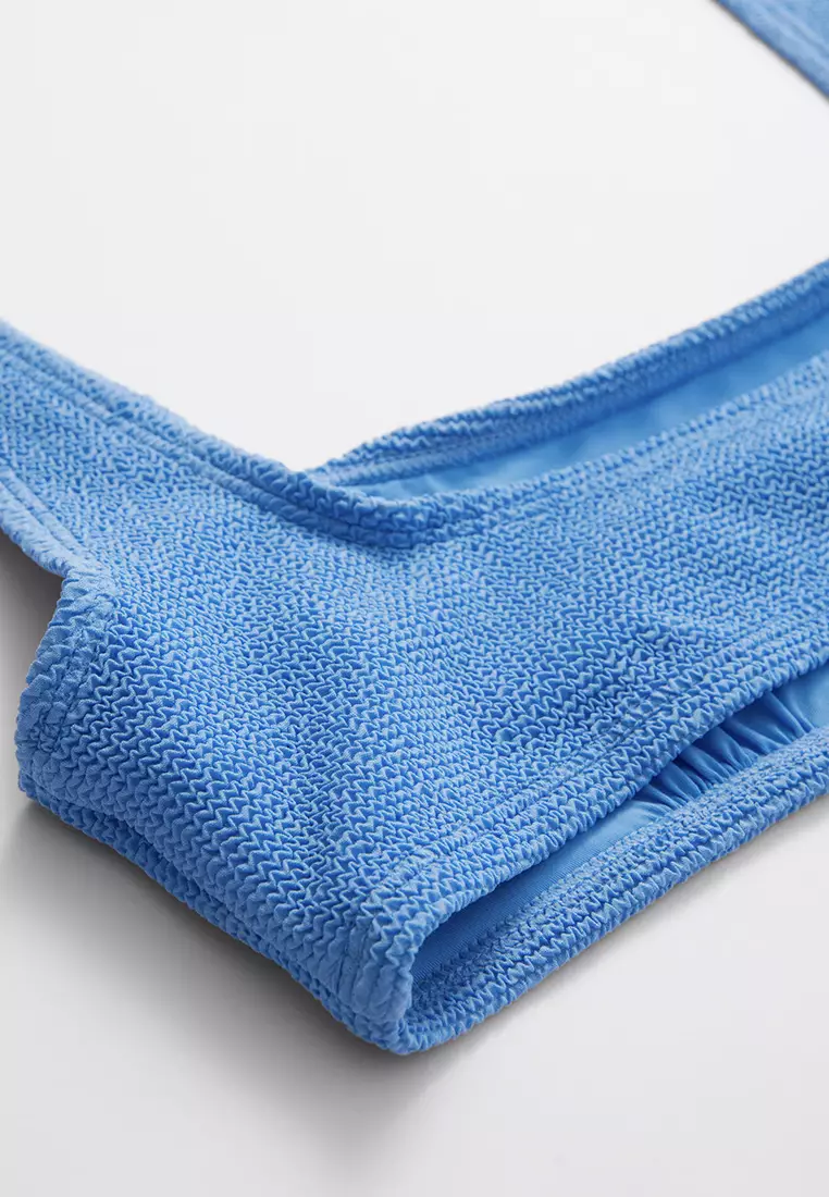 Buy & Other Stories Textured Square-Neck Bikini Top Online | ZALORA Malaysia