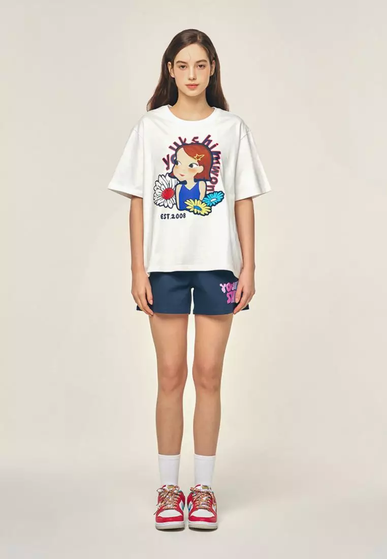 Jual Youk Shim Won Flower T-Shirt F Ria Original 2025 | ZALORA Indonesia