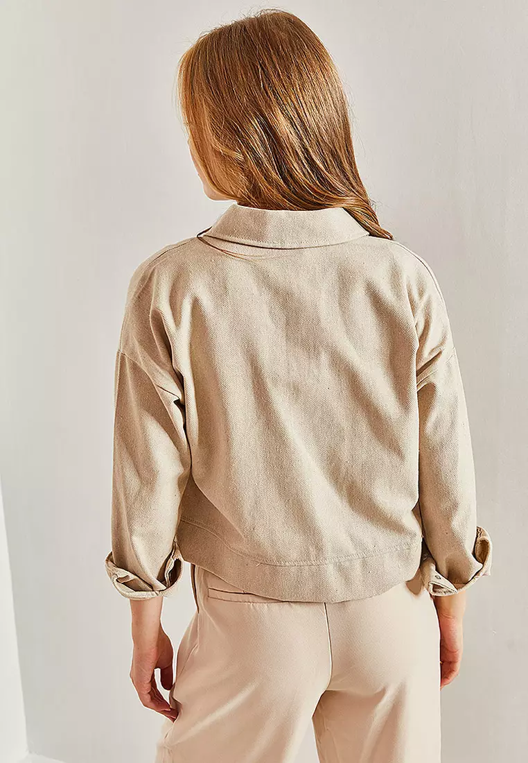 Buy Bianco Lucci Double Pocket Gabardine Jacket 2025 Online | ZALORA ...