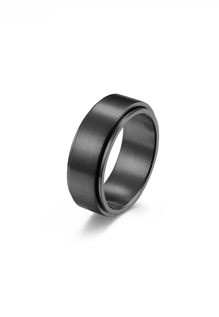 Buy HAPPY FRIDAYS Rotatable Design Matt Brushed Finish Titanium Steel ...