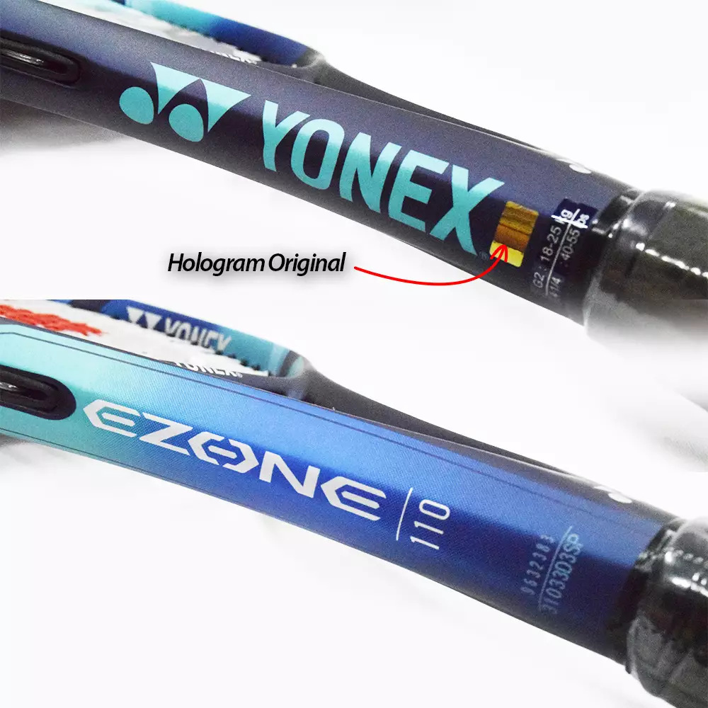 Jual Yonex Raket Tenis Yonex Ezone 110 Sky Blue 255g Original 2025 ...