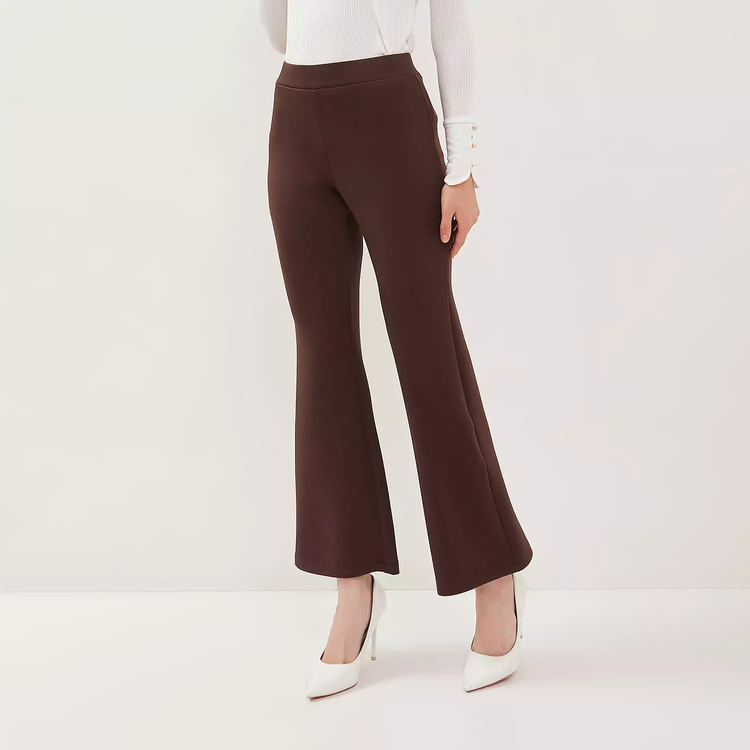 Jual Simplicity SIMPLICITY Super Stretch Flare Bell Bottom Pants ...