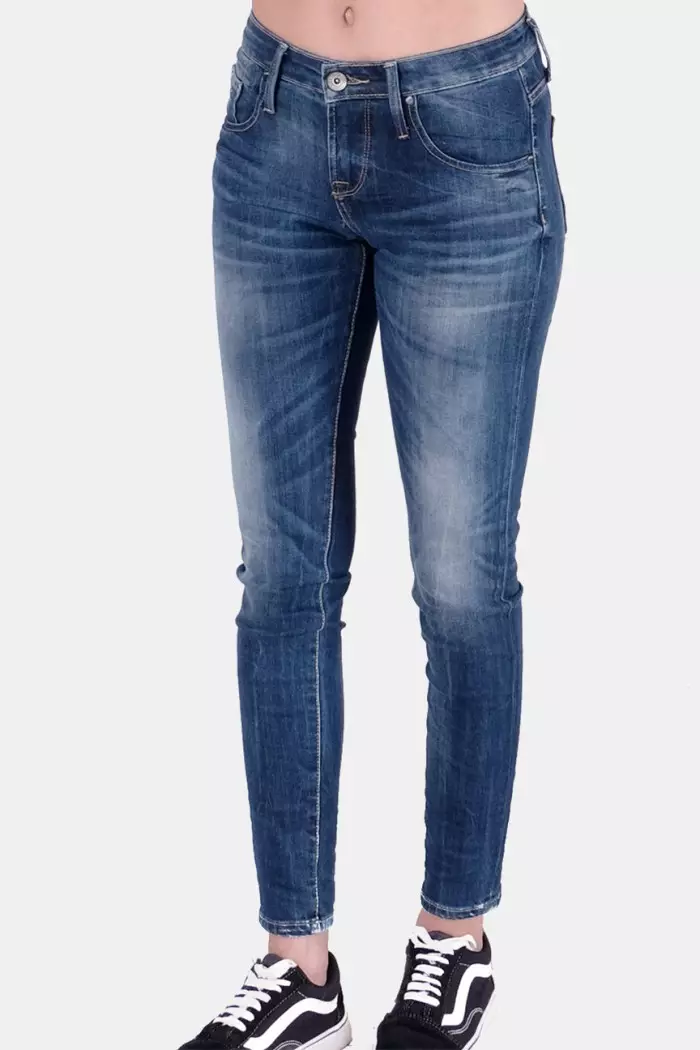 Jual LOGO JEANS Logo Jeans Skinny D7 Series Dark Blue Mid Waist ...