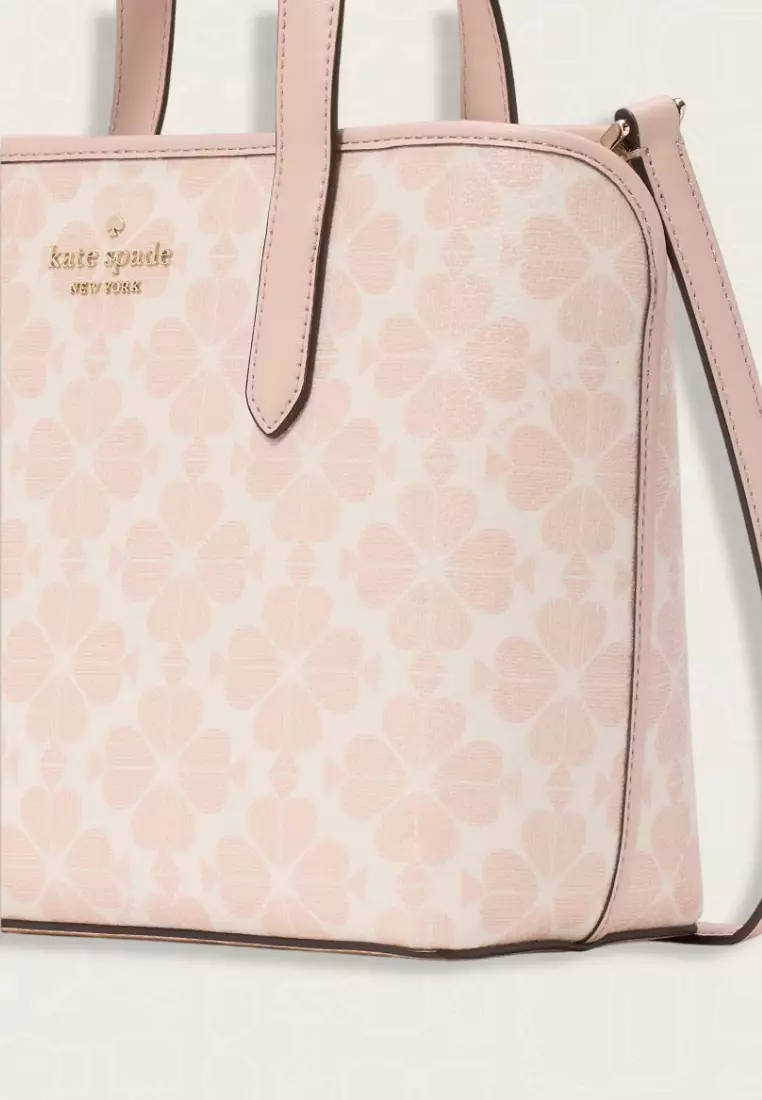 Jual Kate Spade Kate Spade Signature Spade Flower Small Tote Rose Smoke ...