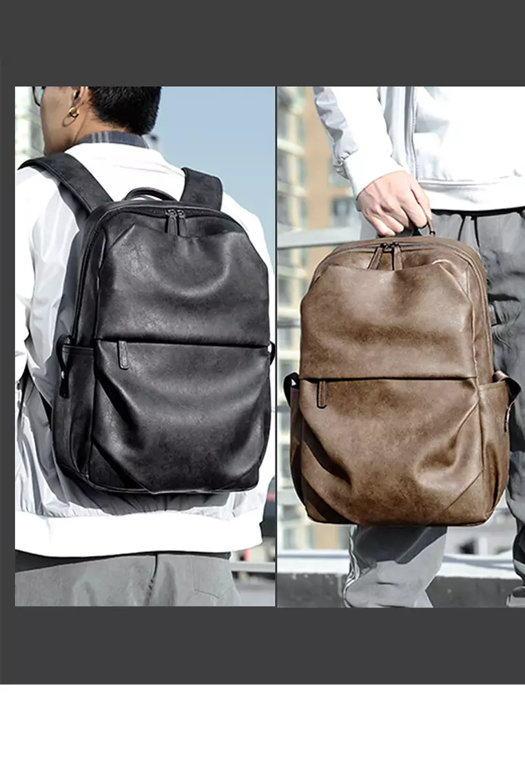 Buy AOKING Leather Travel Backpack 2025 Online | ZALORA Philippines