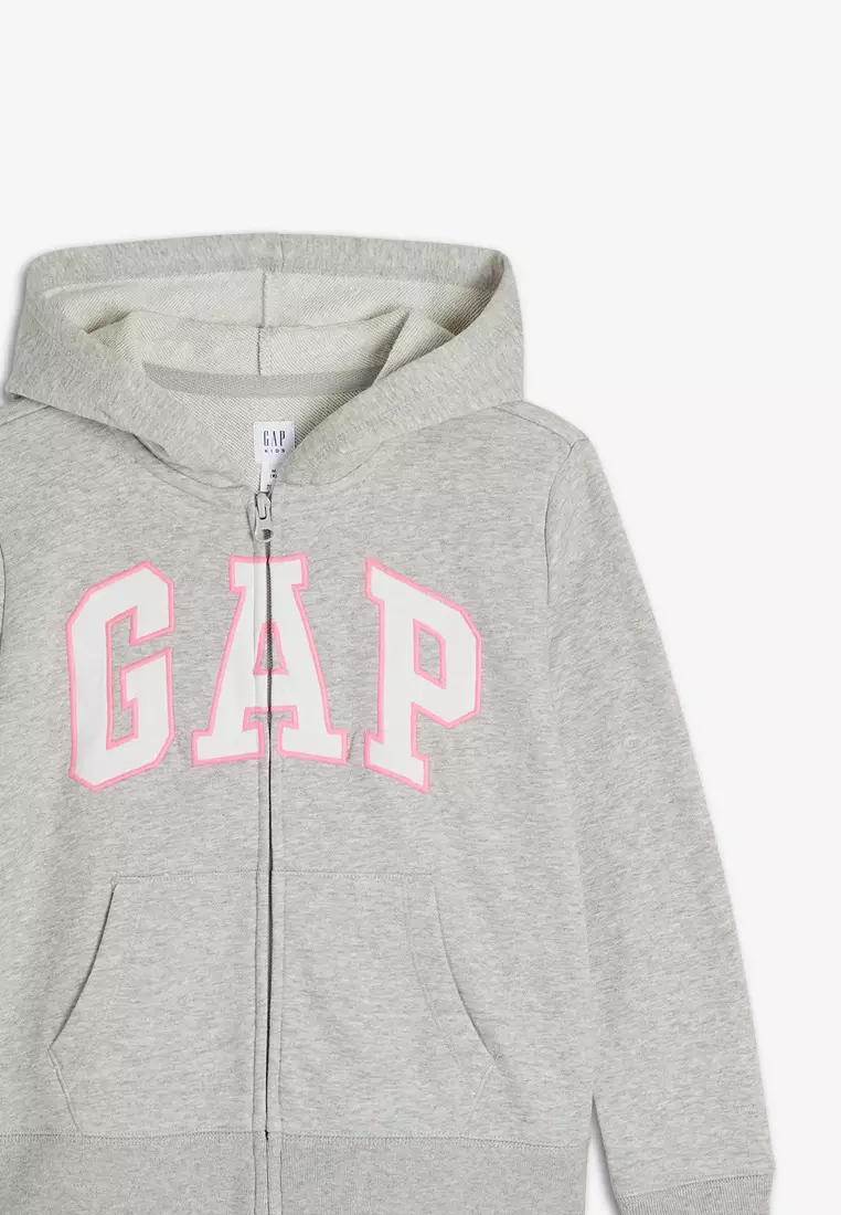 Buy Gap Kids Gap Logo Zip Hoodie in French Terry 2026 Online | ZALORA ...